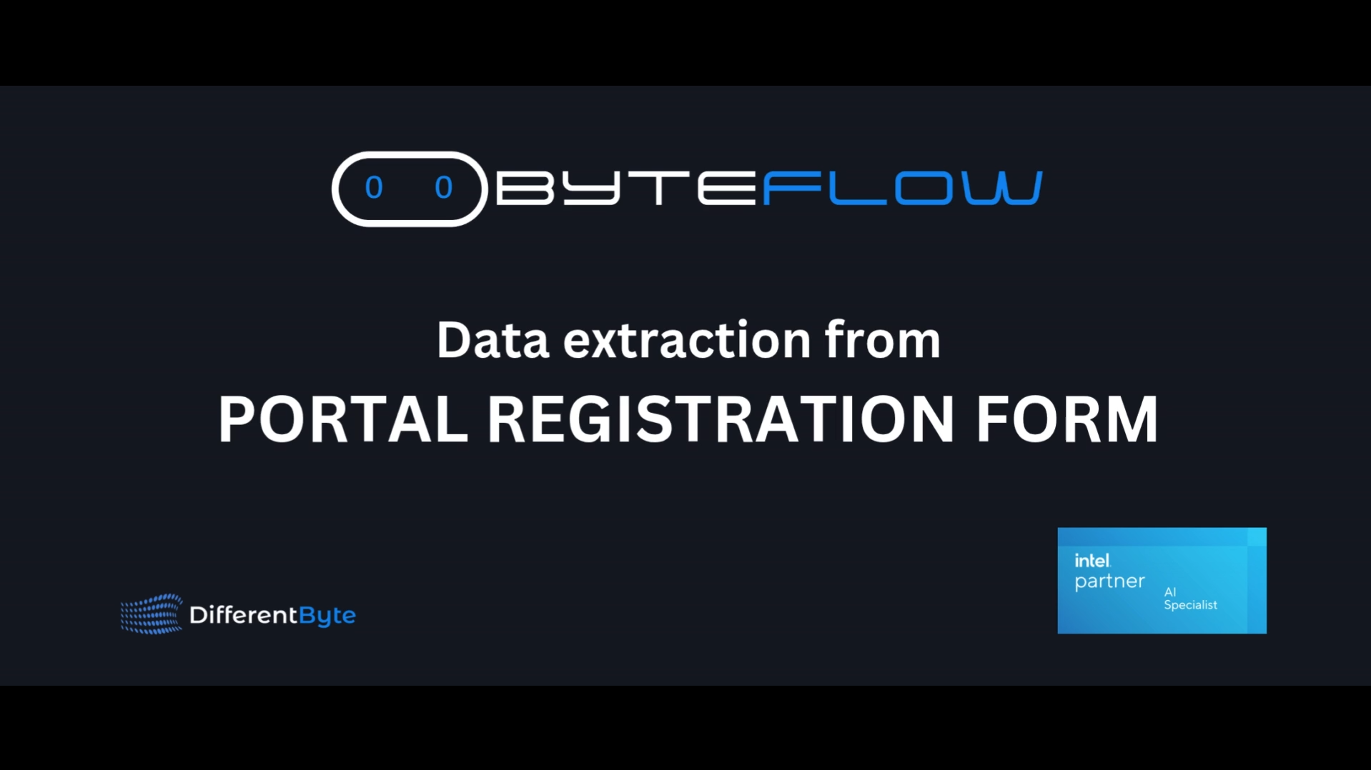 Use case: PORTAL REGISTRATION FORM - Byteflow